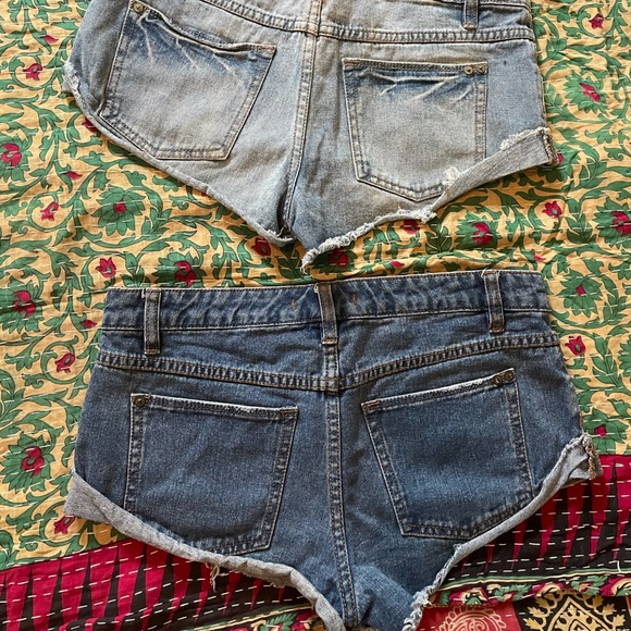 Free People | Shorts | Free People Hot Short Denim Super Short Cutoffs ...